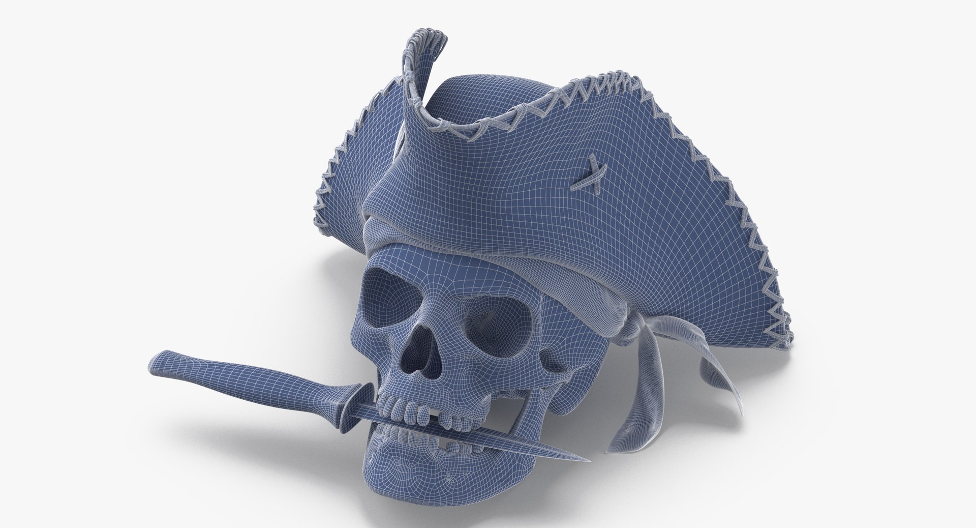 3D pirate skull model - TurboSquid 1235844