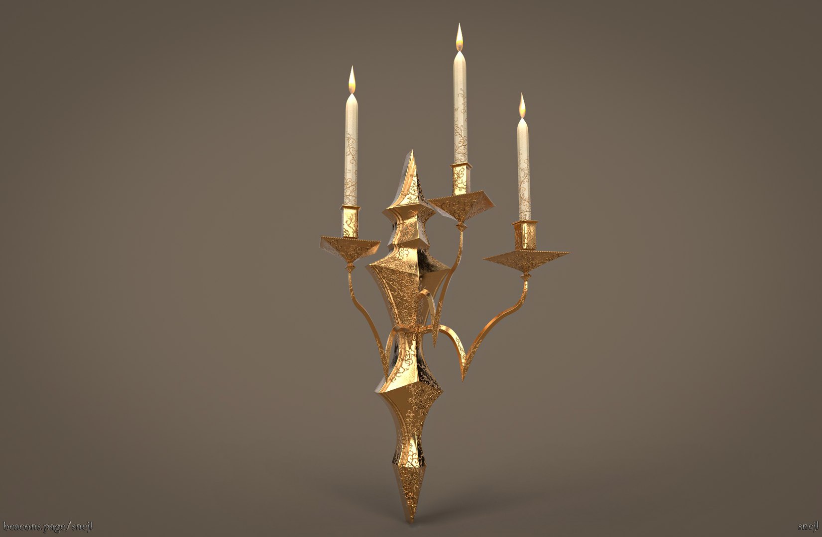 3D Chandelier Game Ready Model - TurboSquid 2063873