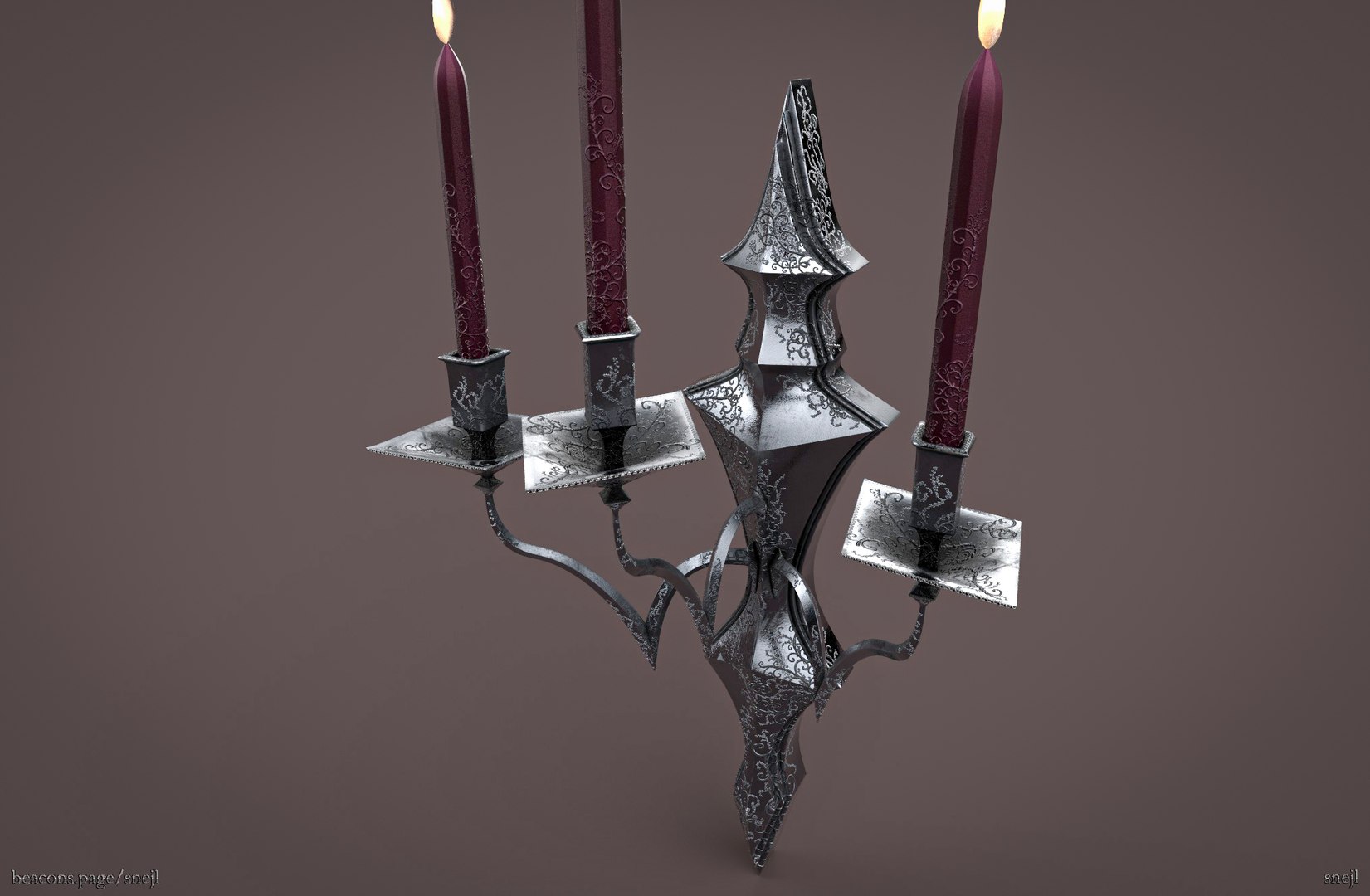 3D Chandelier Game Ready Model - TurboSquid 2063873
