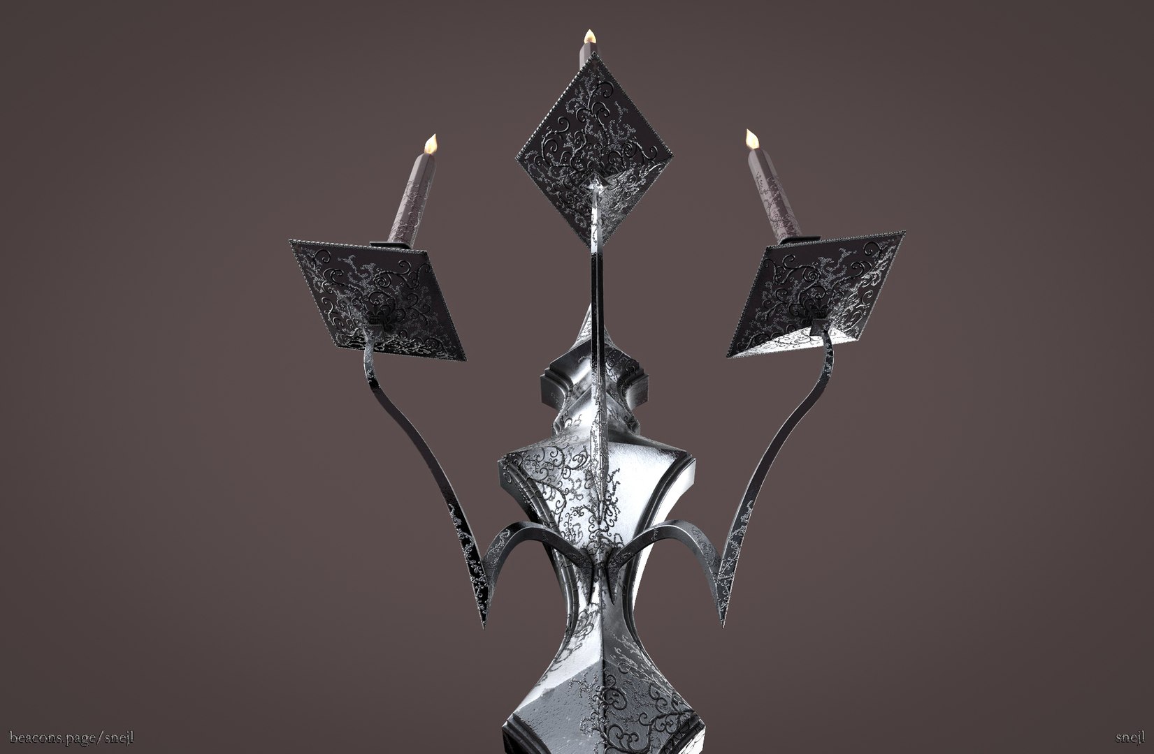 3D Chandelier Game Ready Model - TurboSquid 2063873