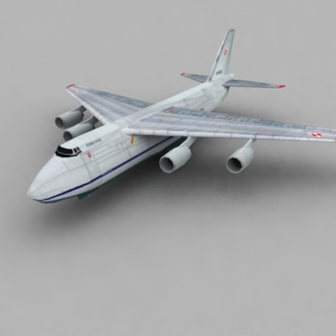 124 Antonov An-124 3d Model