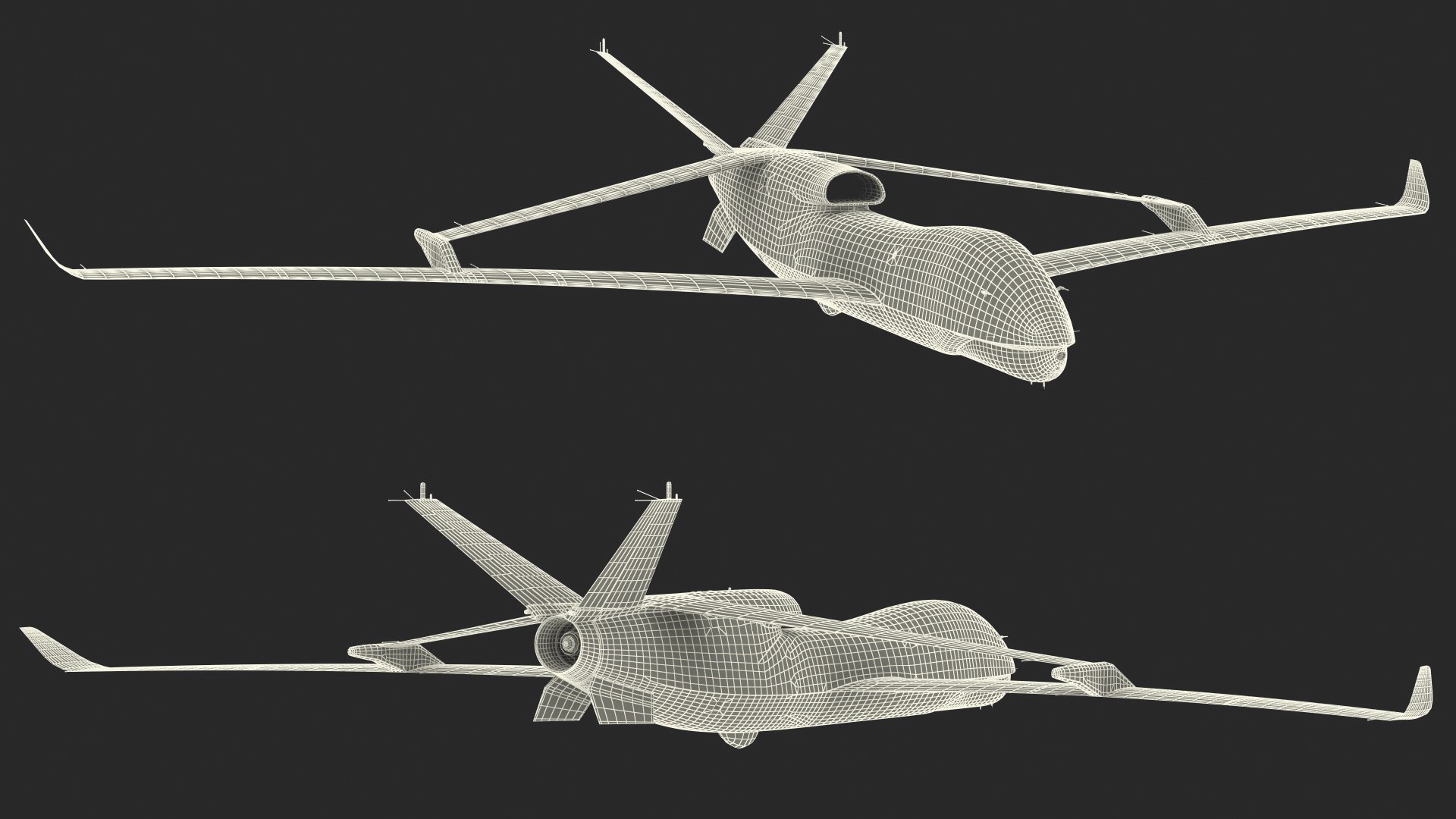 High Altitude Long Endurance Patrol UAV Flight 3D model - TurboSquid ...