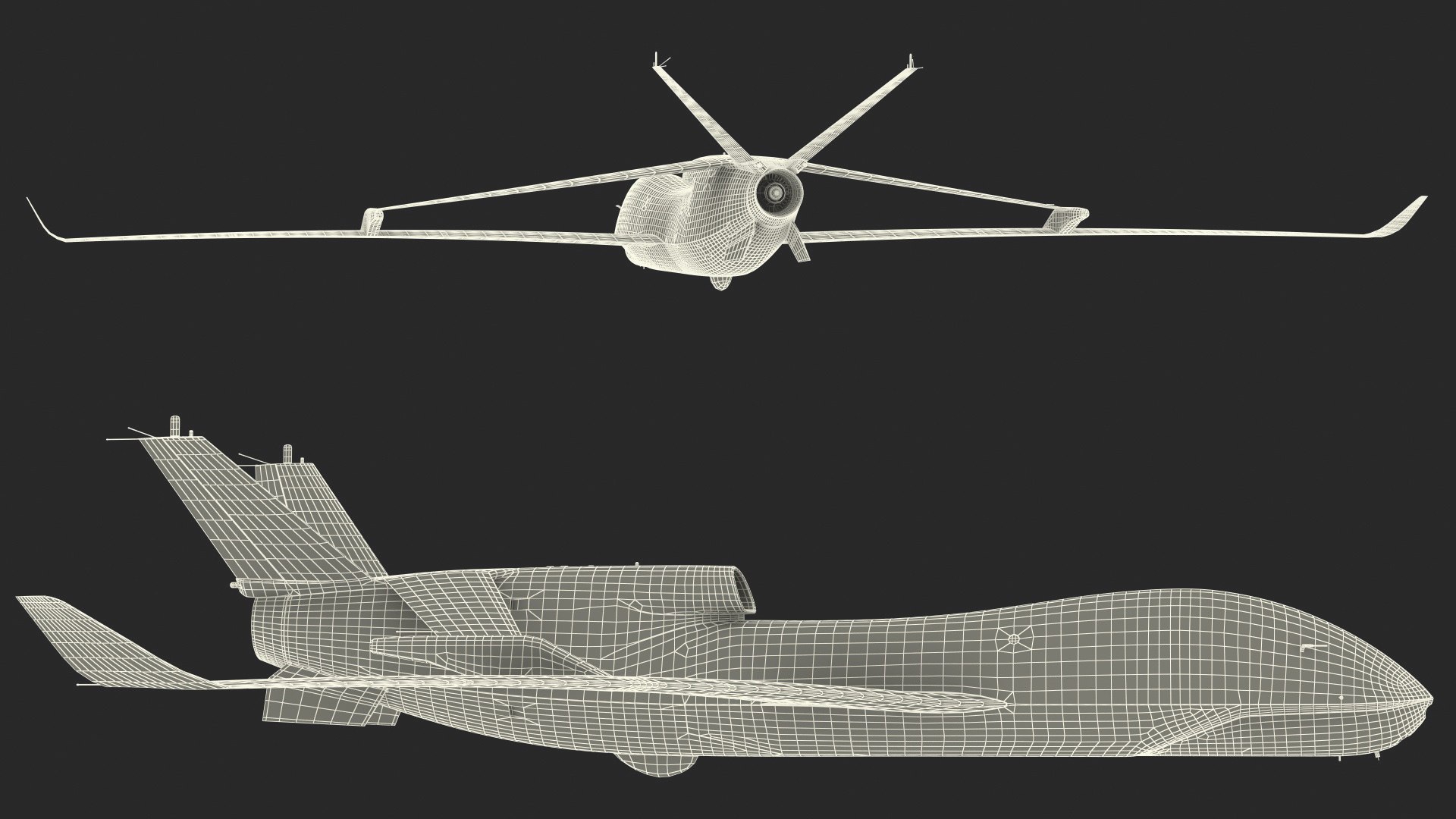 High Altitude Long Endurance Patrol UAV Flight 3D model - TurboSquid ...