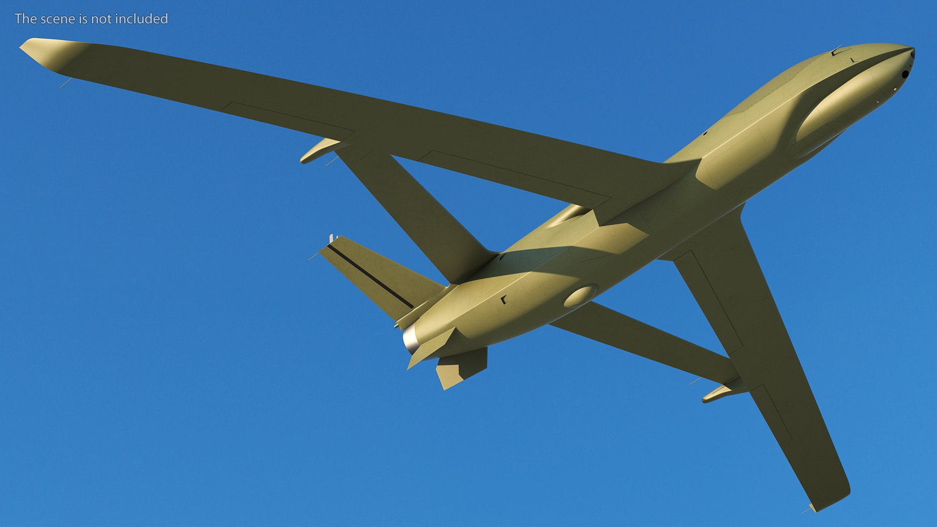 High Altitude Long Endurance Patrol UAV Flight 3D model - TurboSquid ...