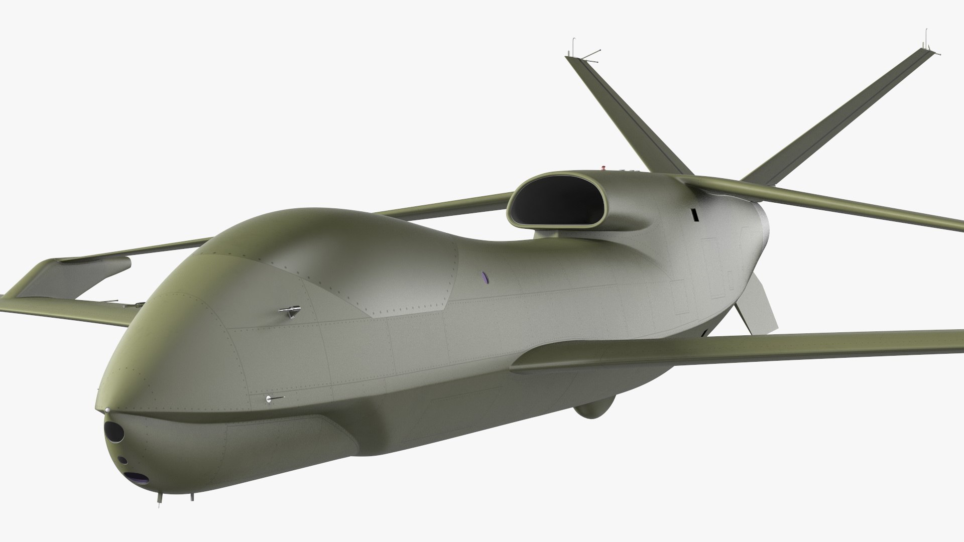 High Altitude Long Endurance Patrol UAV Flight 3D model - TurboSquid ...