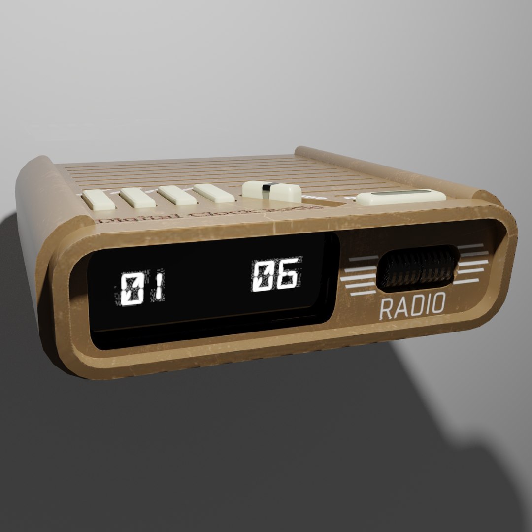 3D Radio High Poly Model Model - TurboSquid 1791957