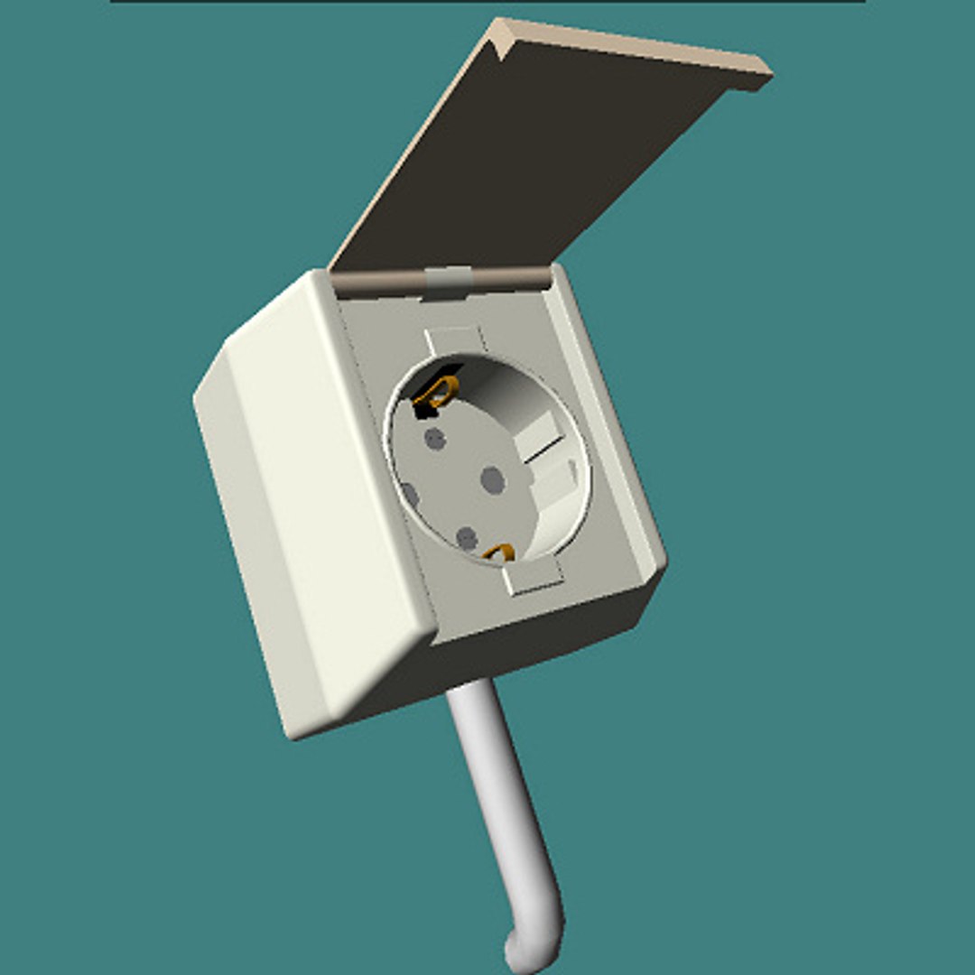 Outdoor Electrical Outlet 3ds