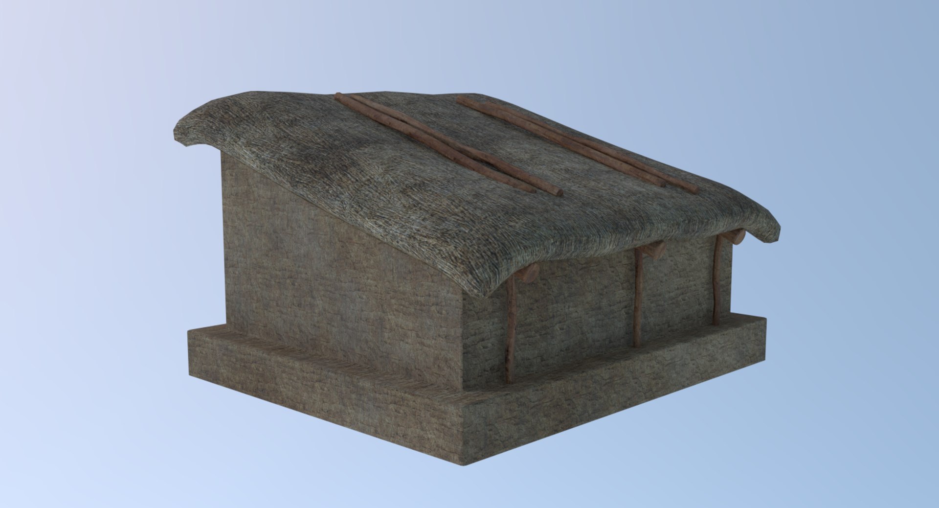 Mud Hut 3 3D Model - TurboSquid 1158682