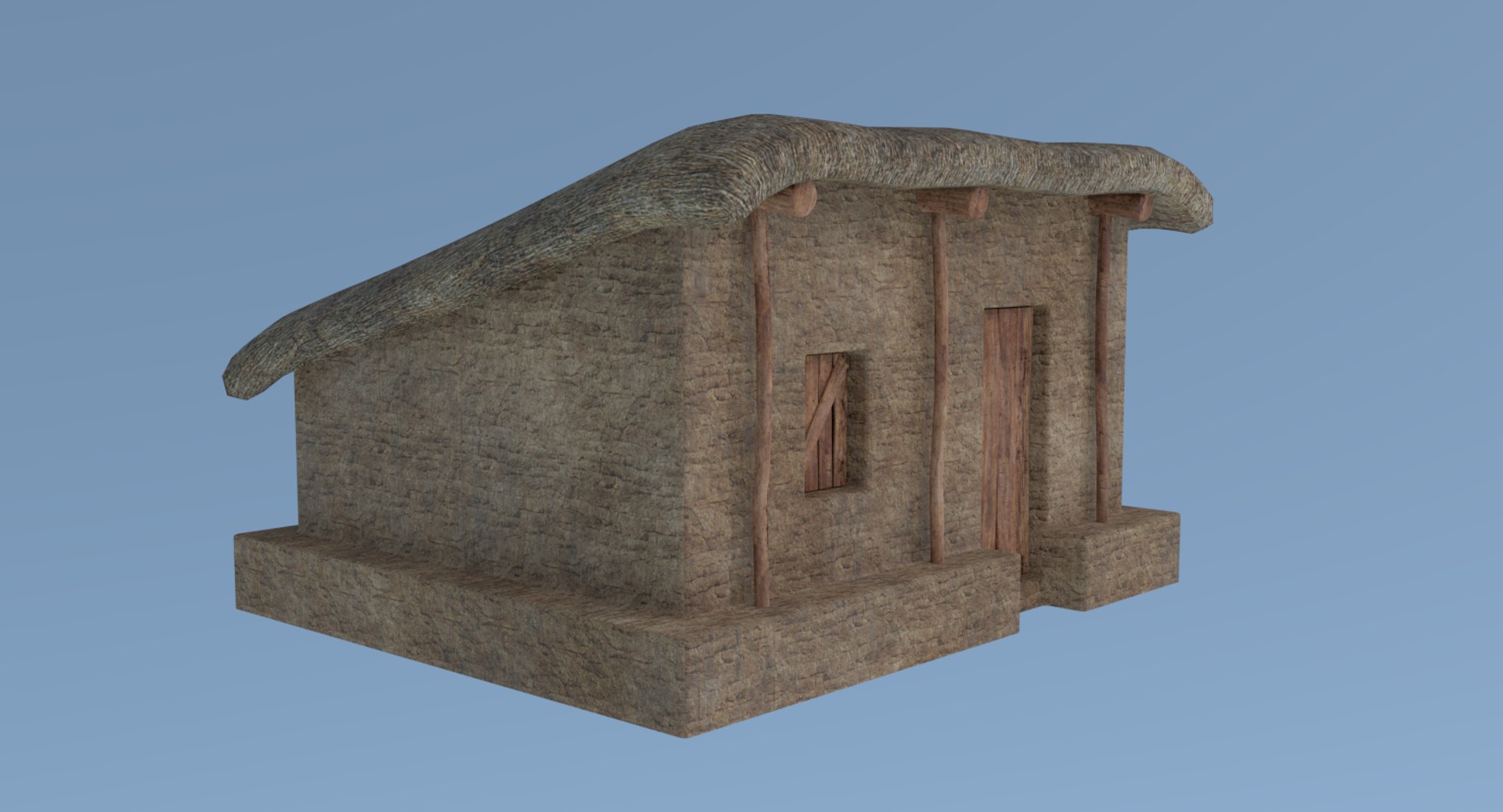 Mud Hut 3 3D Model - TurboSquid 1158682