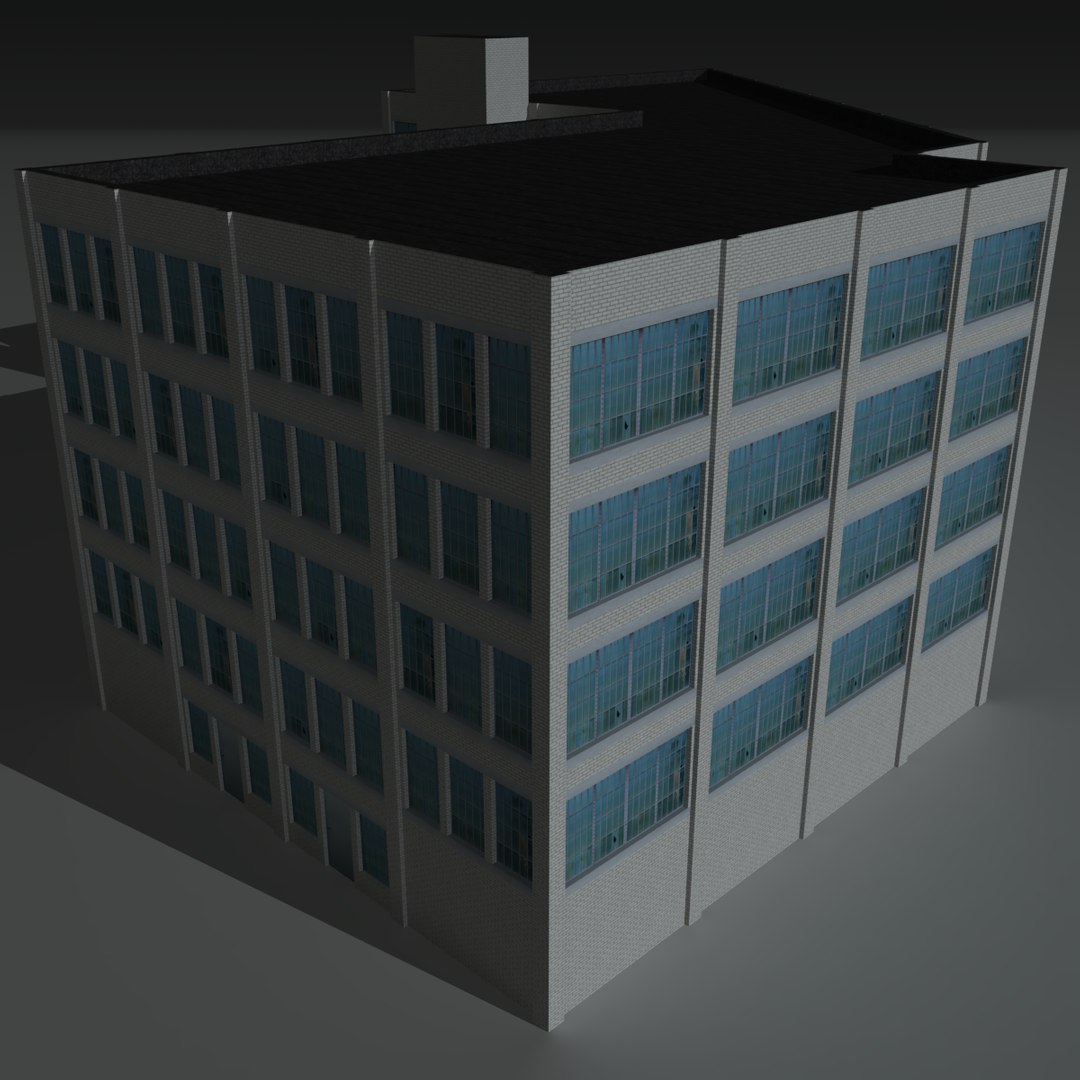 Factory Building 13 3D Model | 1144555 | TurboSquid