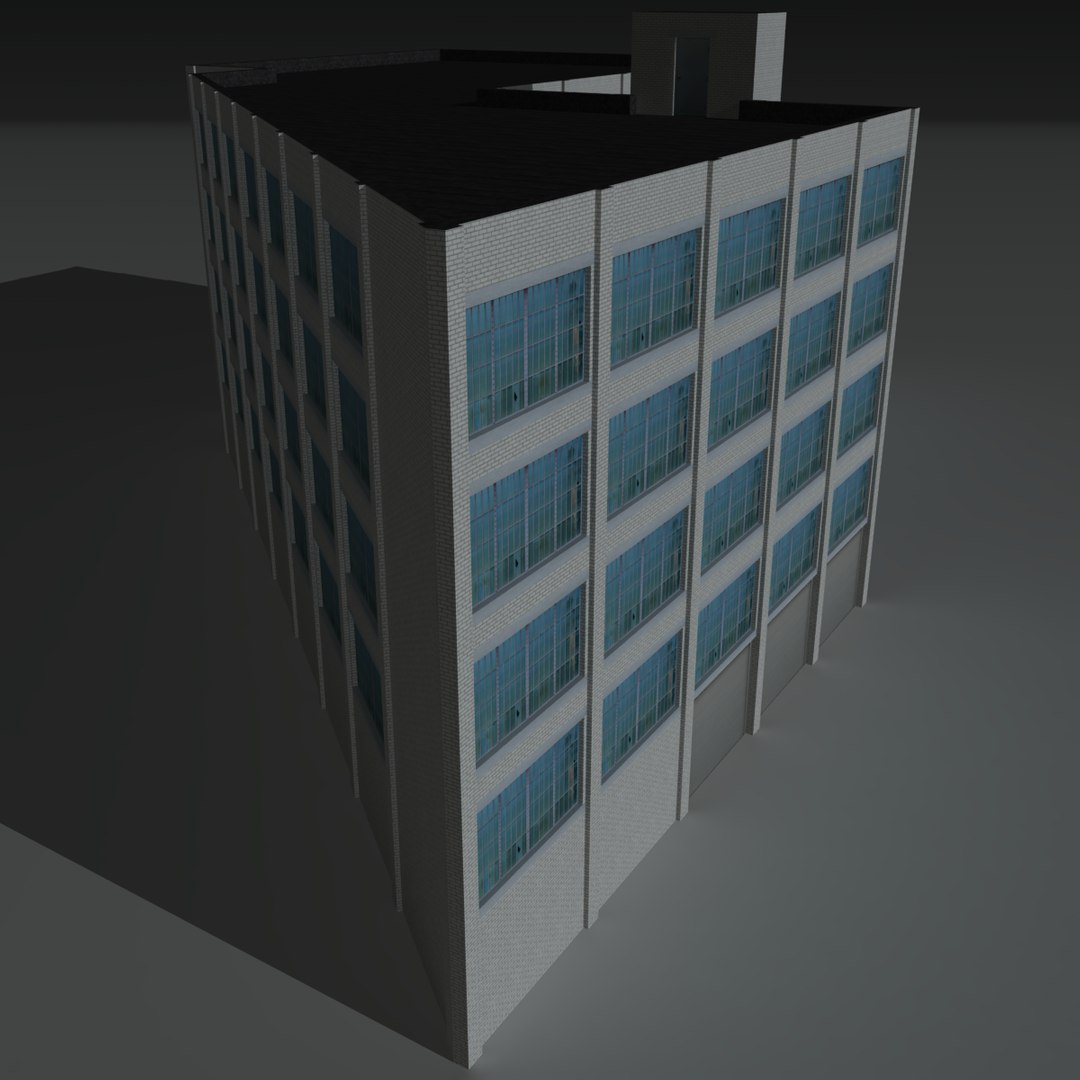 Factory Building 13 3D Model | 1144555 | TurboSquid