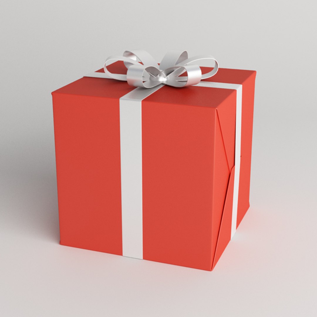 Gift Box 3d Model