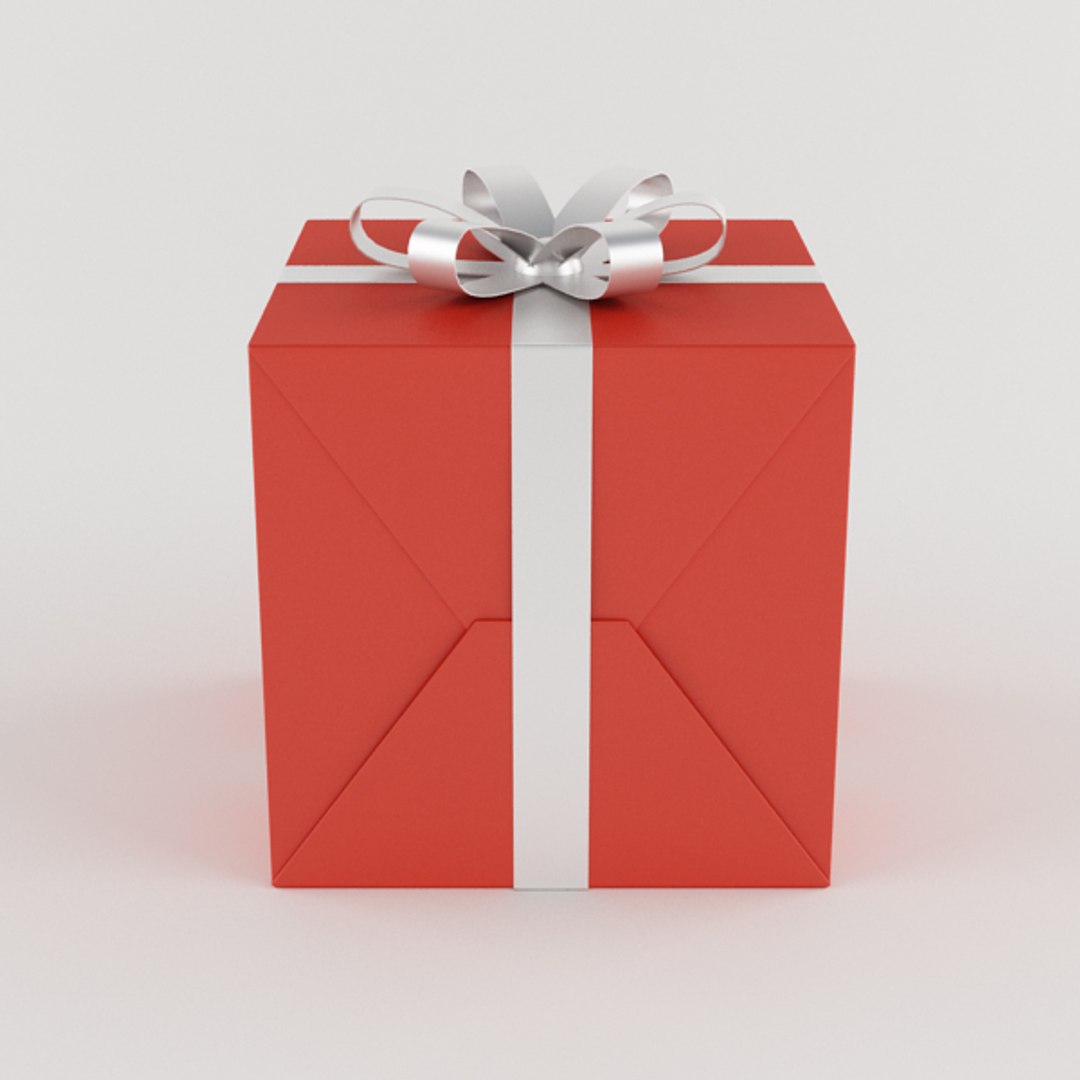 Gift Box 3d Model