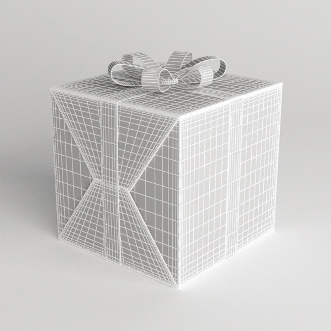 Gift Box 3d Model