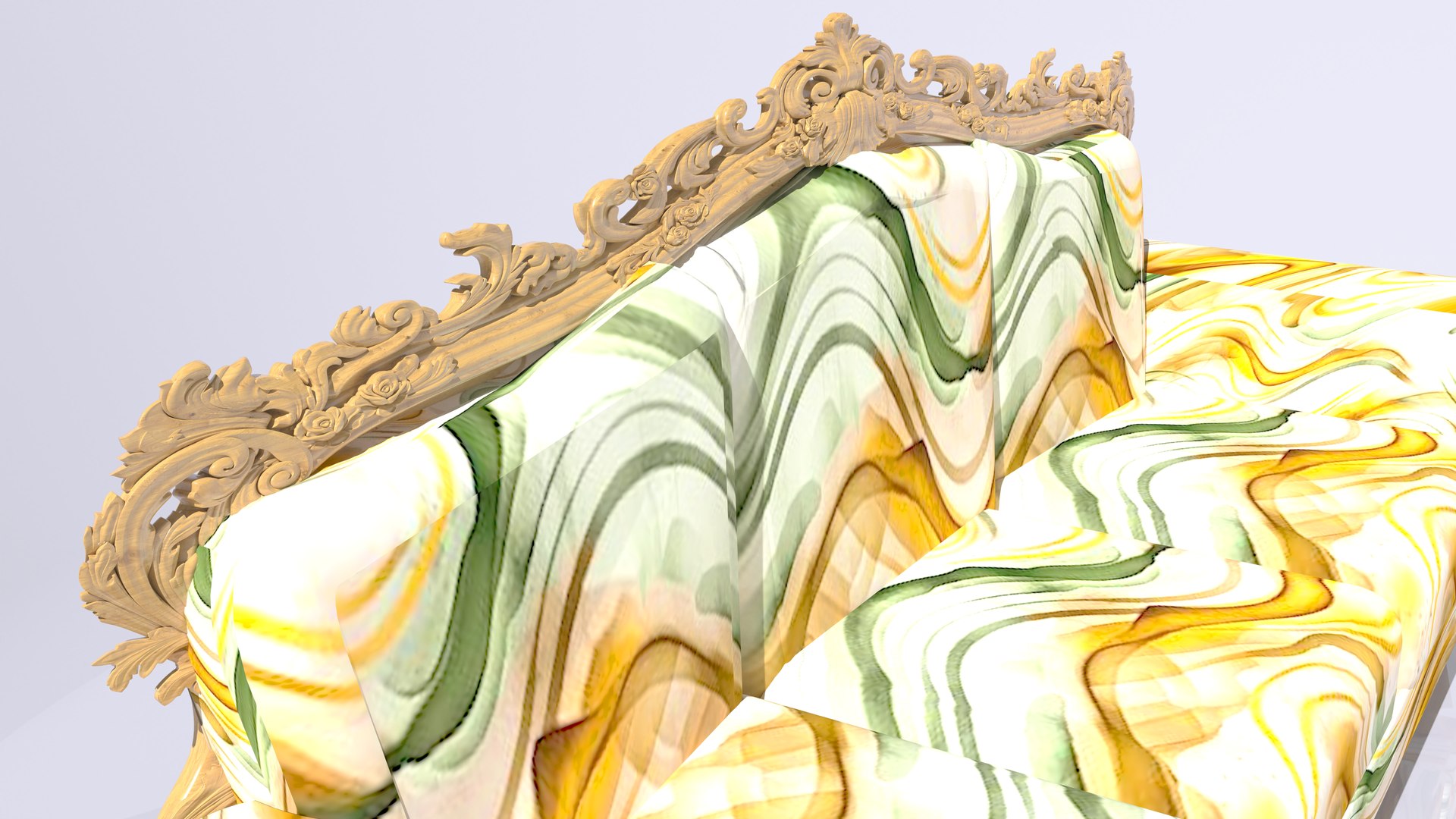 3D Model Sofa Retro 8K - TurboSquid 2197221