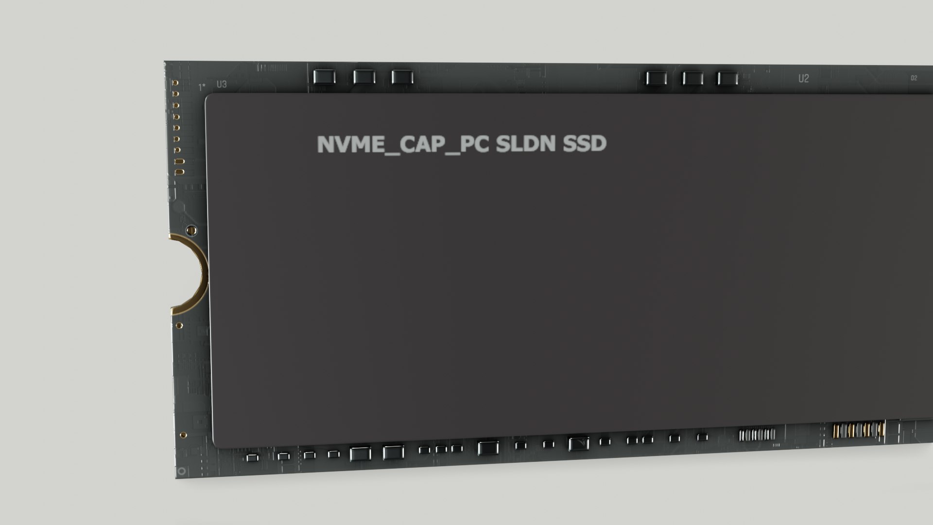 NVme SSD M2 3D - TurboSquid 1794804