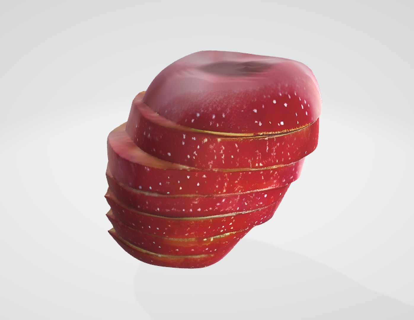 3D Realistic Apple Slices 3D Render - TurboSquid 2284324