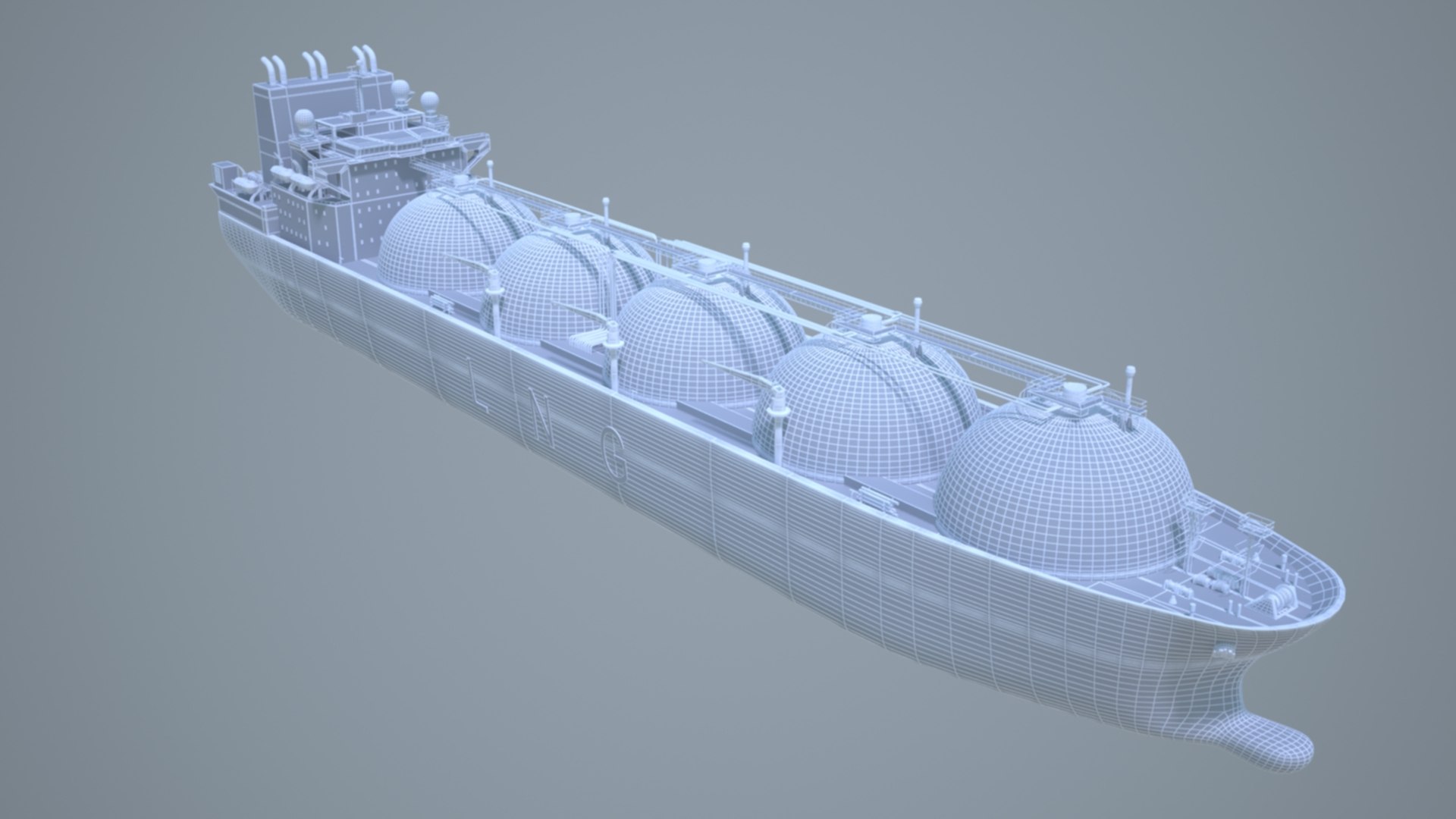Lng Tanker Ship 3D Model - TurboSquid 1154693