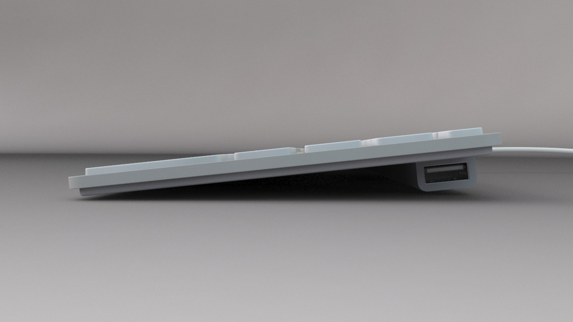 3d Apple Keyboard Model