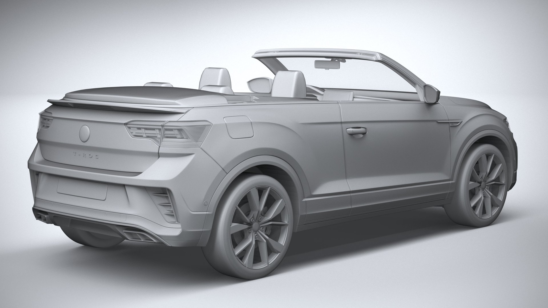 3D Volkswagen T-Roc Cabrio R-line 2022 model - TurboSquid 1858170
