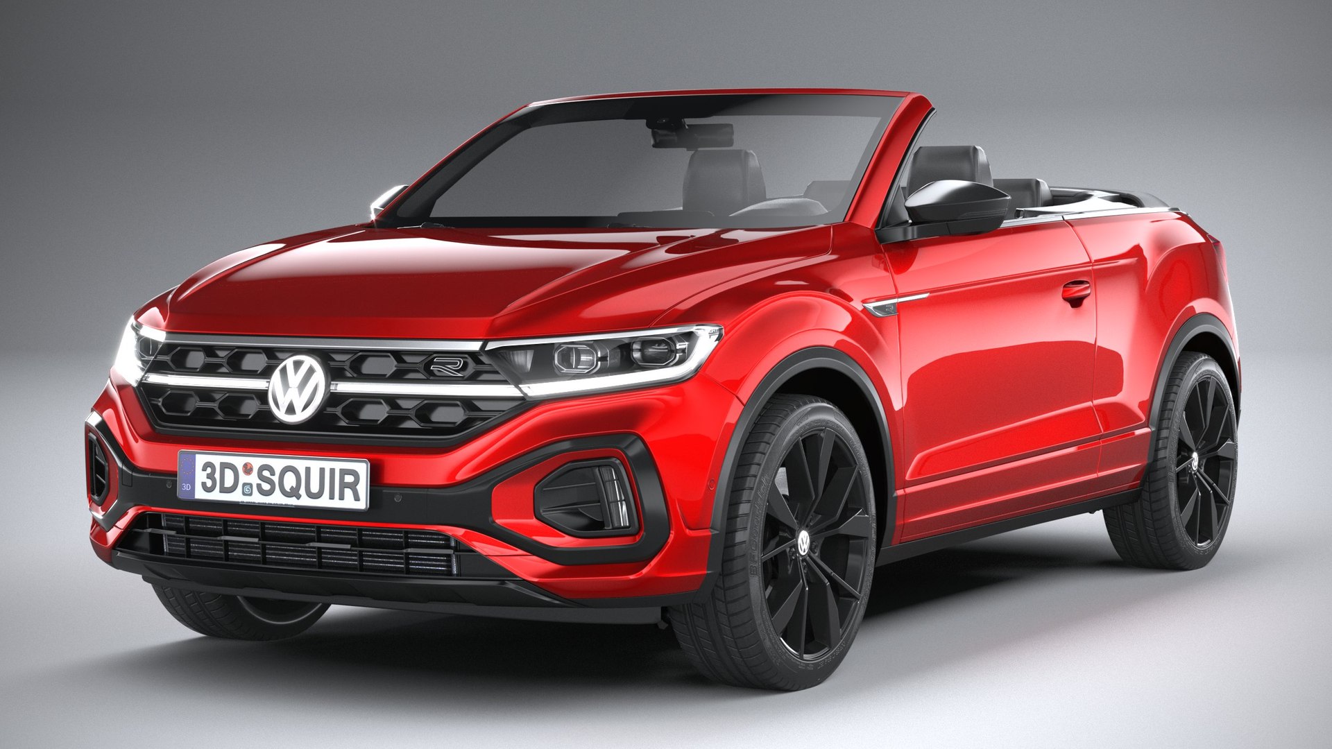 3D Volkswagen T-Roc Cabrio R-line 2022 model - TurboSquid 1858170