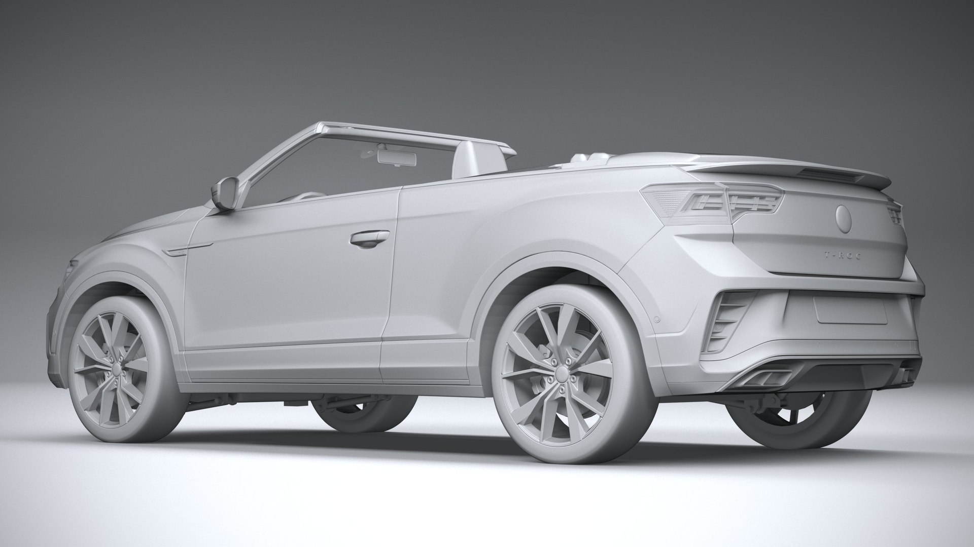 3D Volkswagen T-Roc Cabrio R-line 2022 model - TurboSquid 1858170