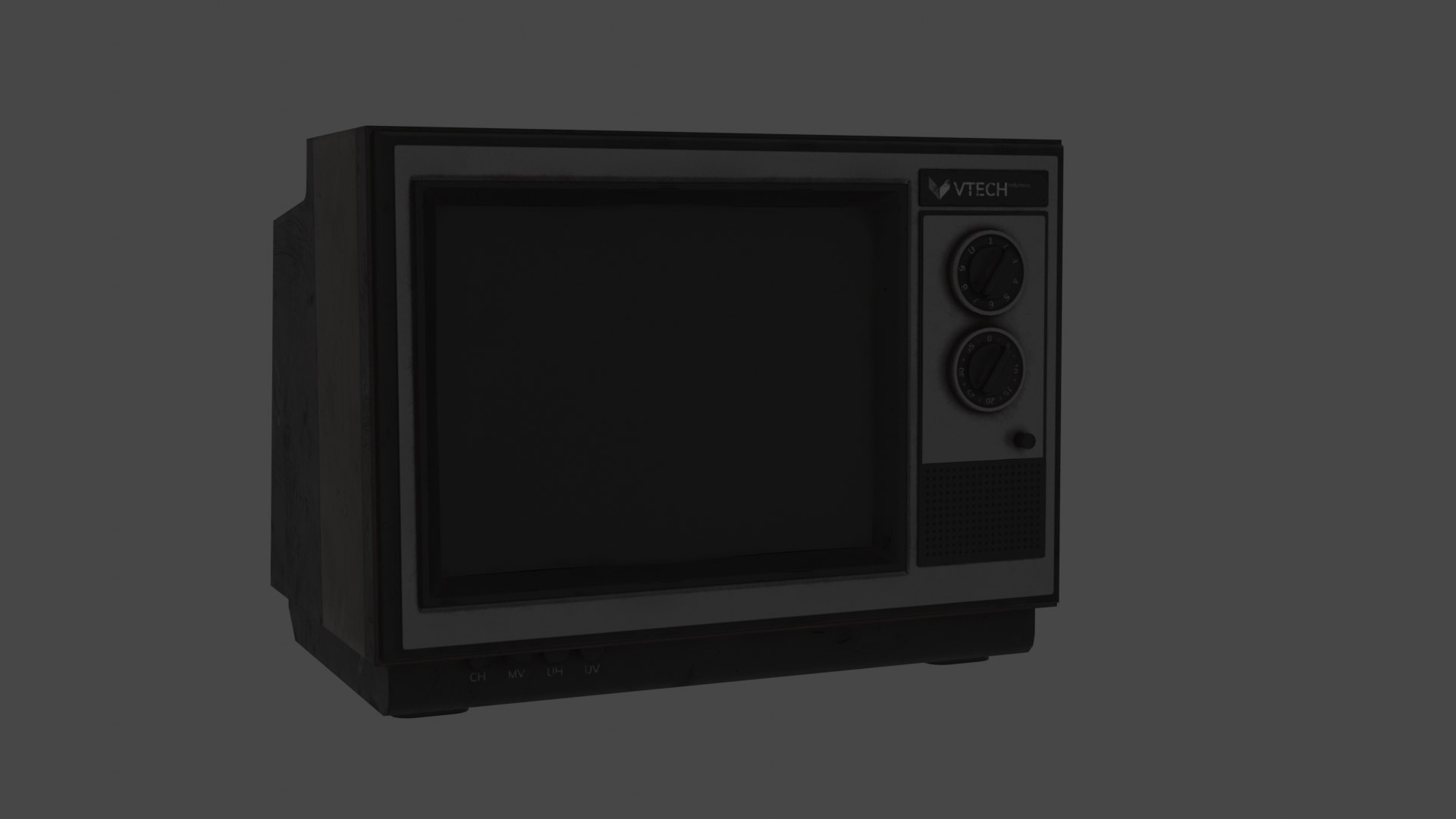 Realistic Old TV Model - TurboSquid 1831027