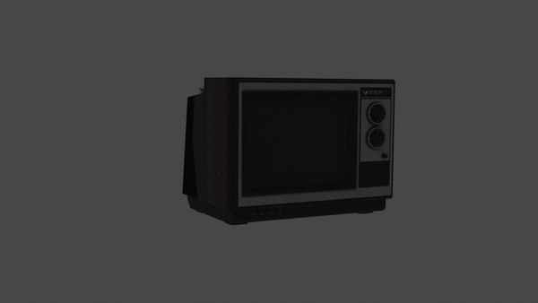 Realistic Old TV model - TurboSquid 1831027
