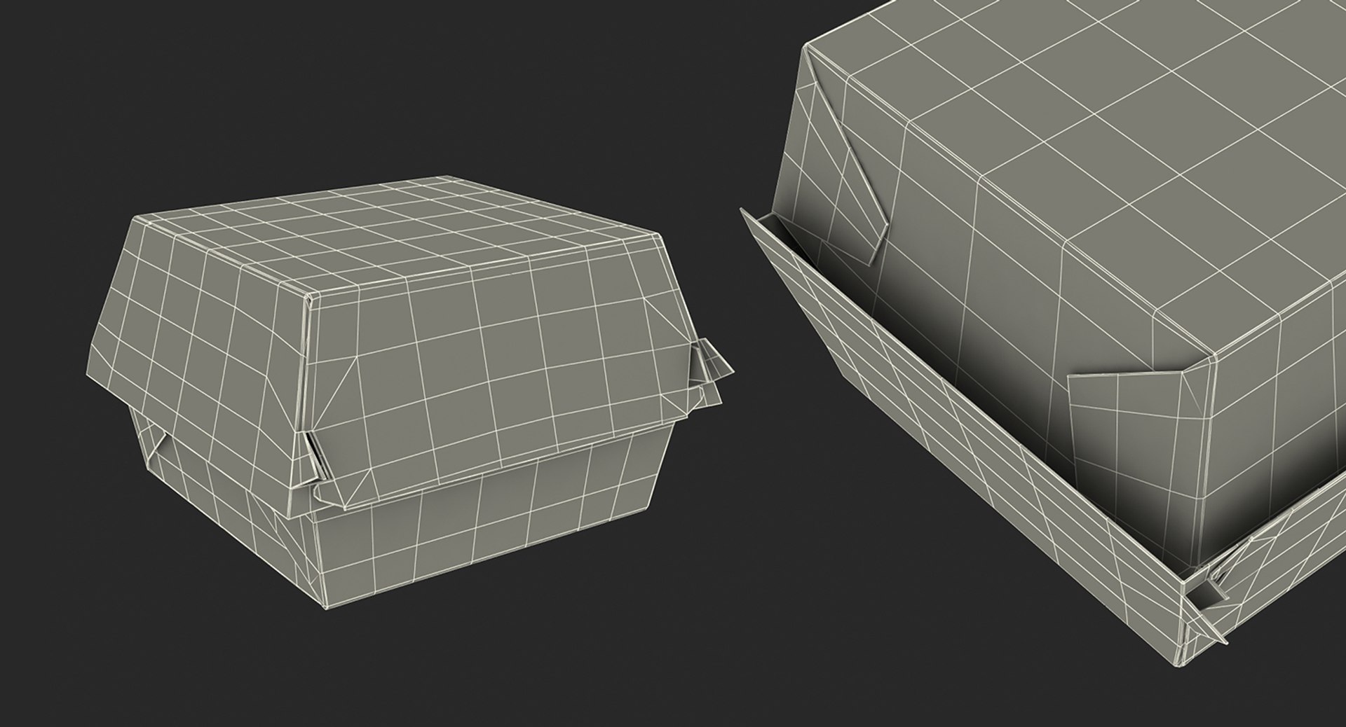 Big Mac Burger Box Model - TurboSquid 1274021