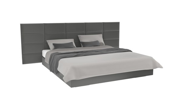Double Bed model - TurboSquid 2011317 Double Bed model - TurboSquid 2011317