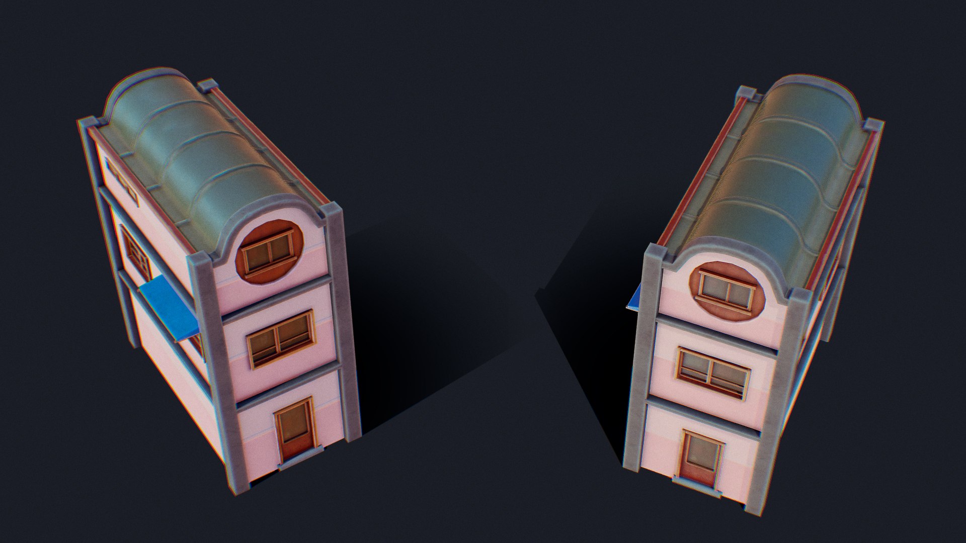 3D house color g model - TurboSquid 1448276