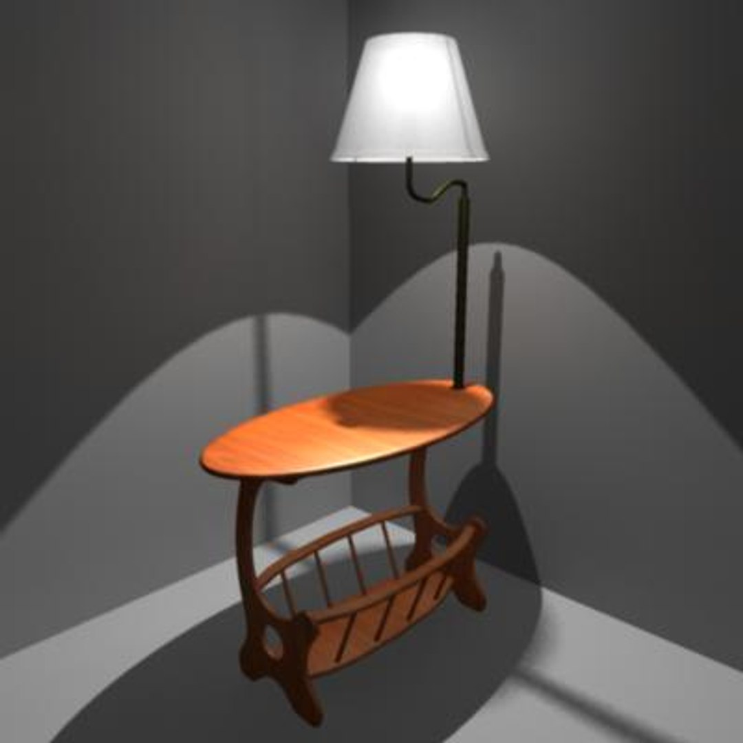 Obj Lamp Table