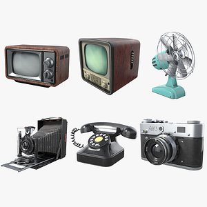 Bundle And Low Poly Antique Camera 3D Models For Download | TurboSquid