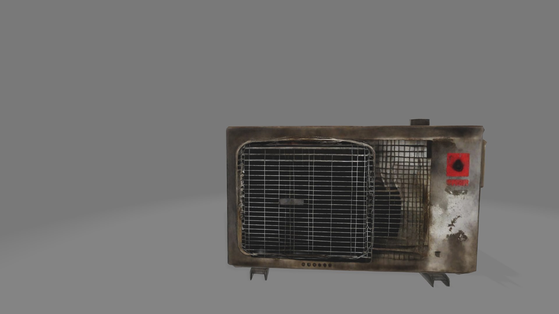 3D Rusty Air Conditoner - TurboSquid 2370391