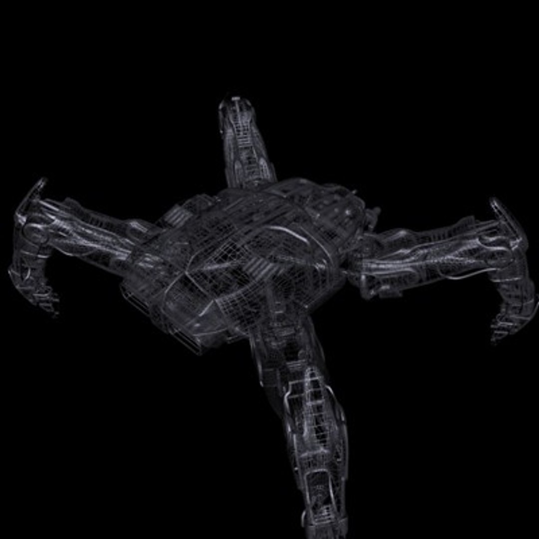 alien robot 3d model