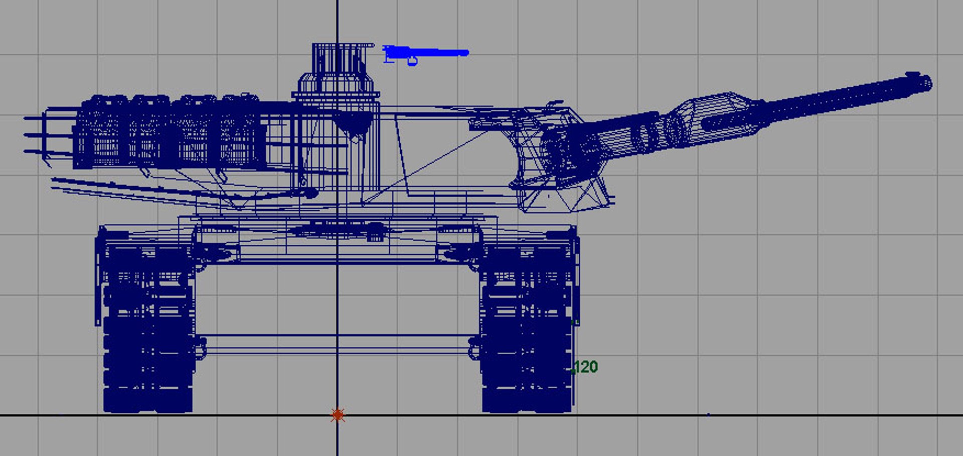 M1a2 Battle Tank Mbt 3d Model