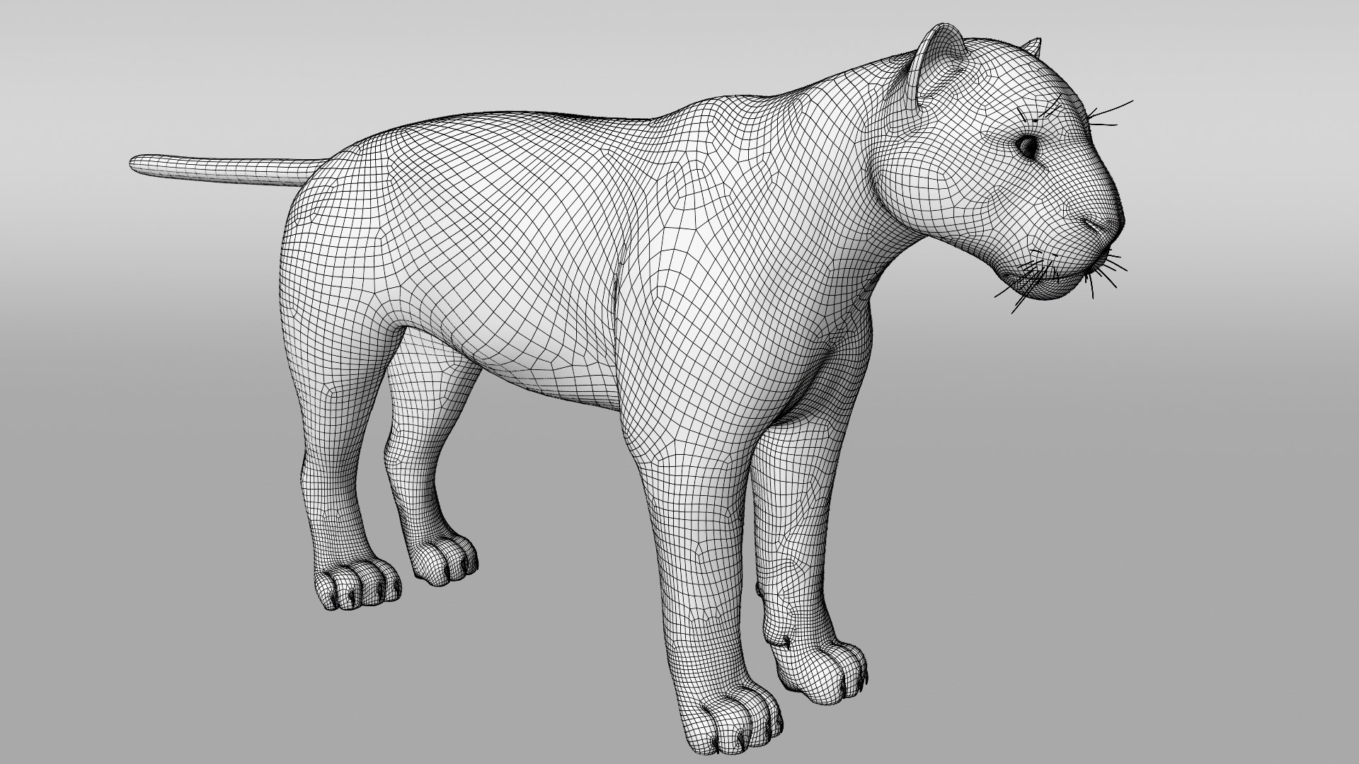 Black Leopard 3D Model - TurboSquid 1454588