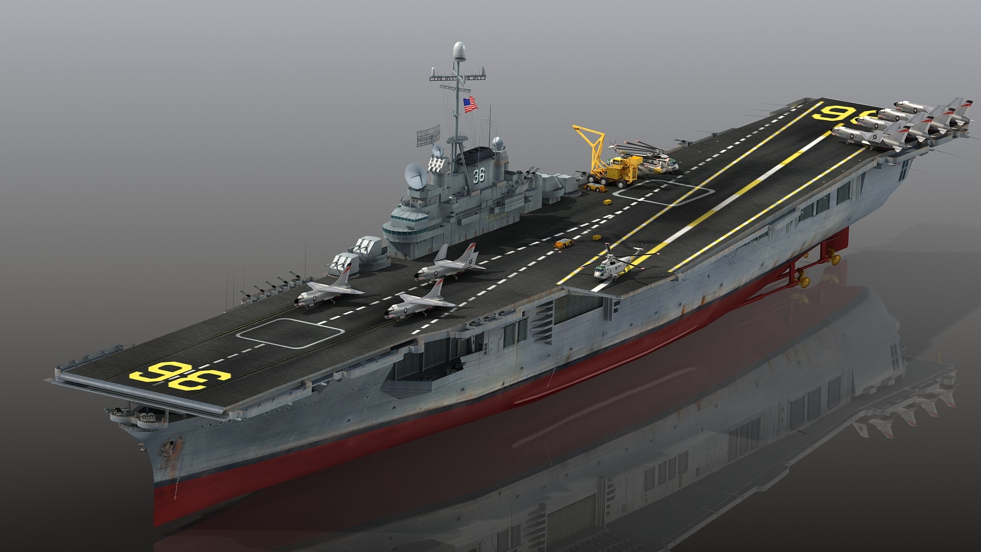 3D Uss Antietam Cvs-36 Cvs - TurboSquid 1536132