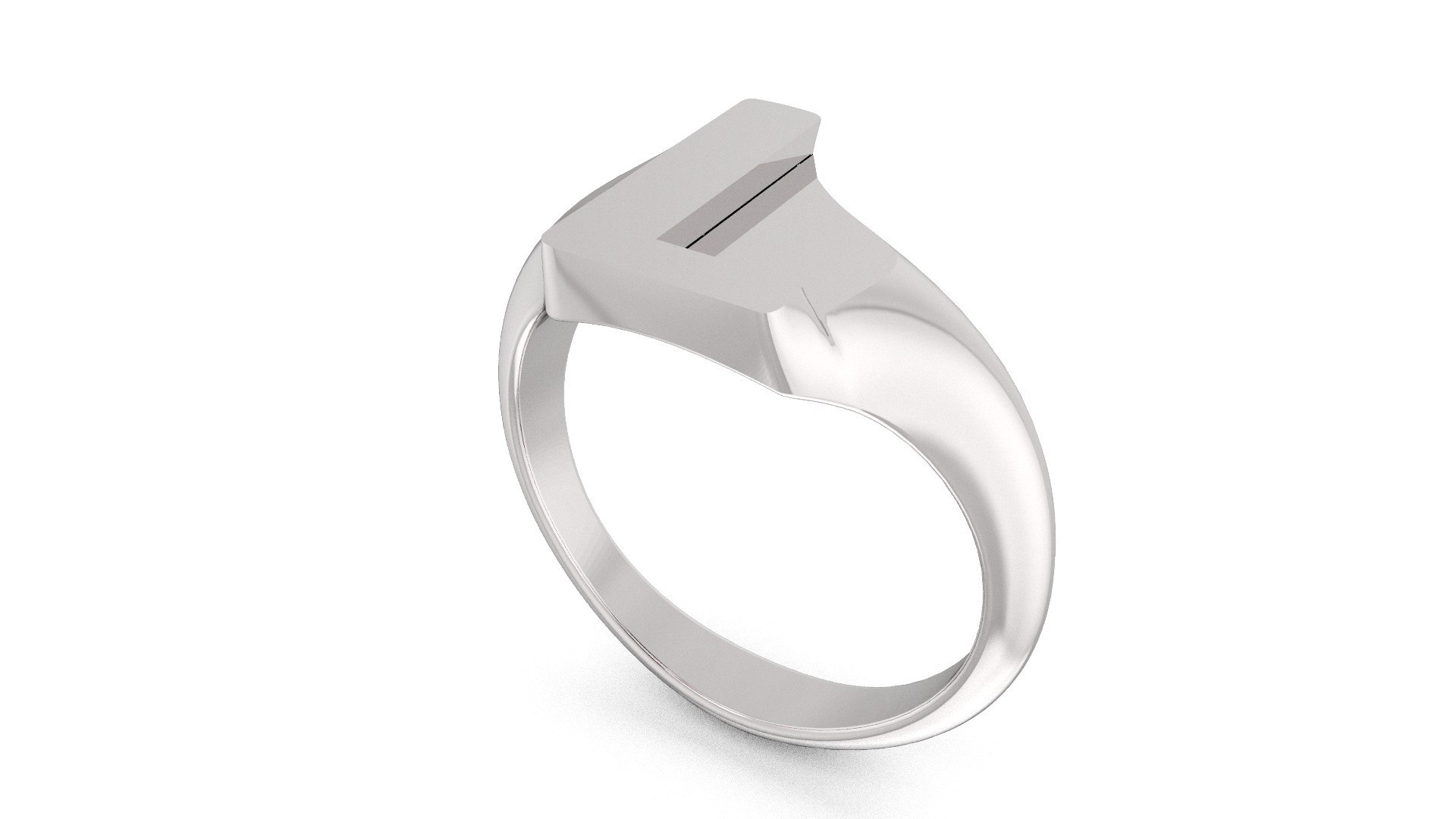 Alphabet Signet Ring L Model - TurboSquid 2083140