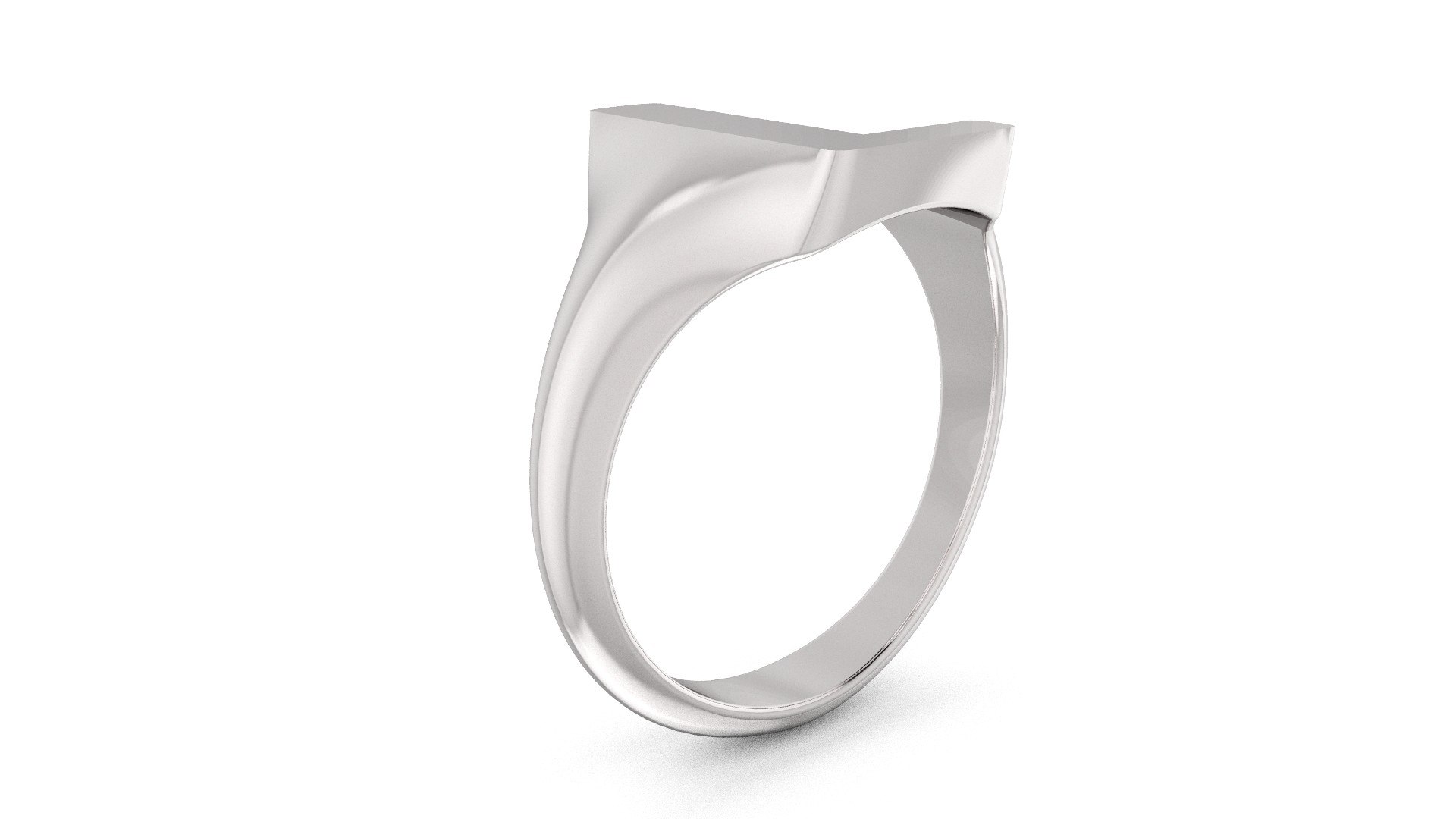 Alphabet Signet Ring L Model - TurboSquid 2083140
