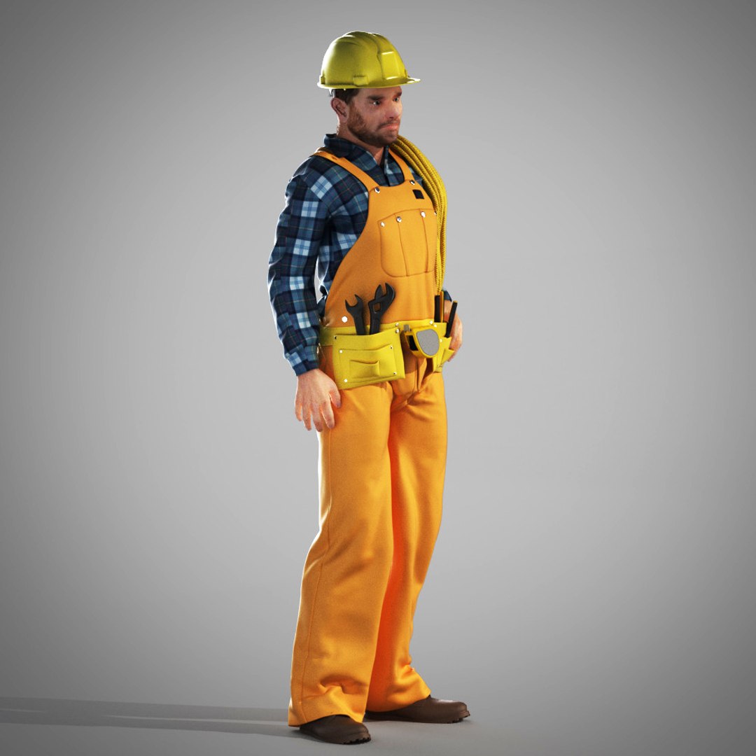 Worker Builder 3d 3ds