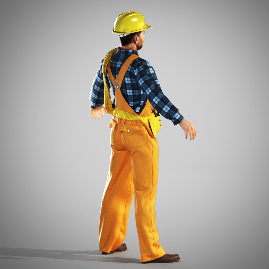 Worker Builder 3d 3ds