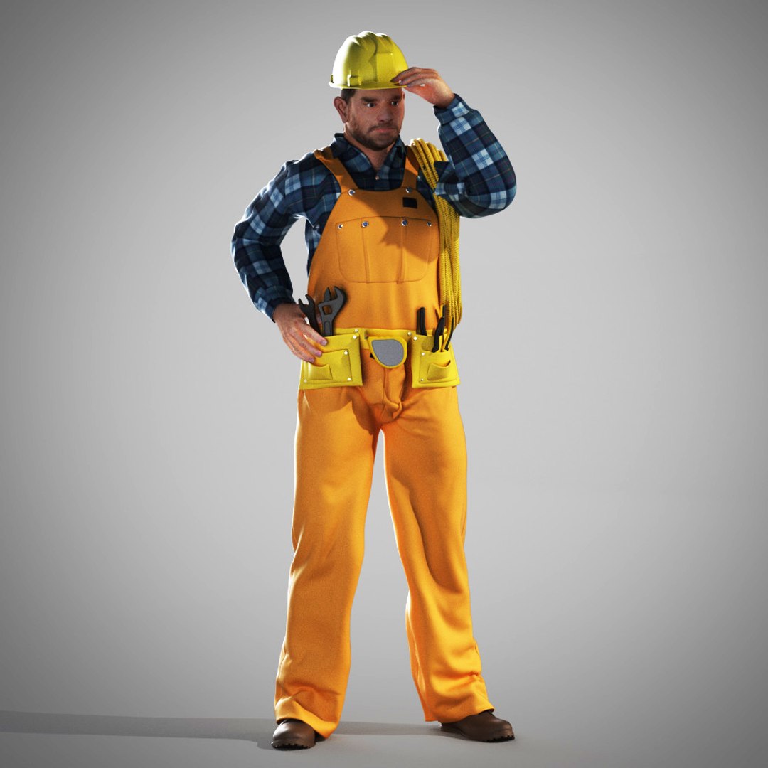 Worker Builder 3d 3ds