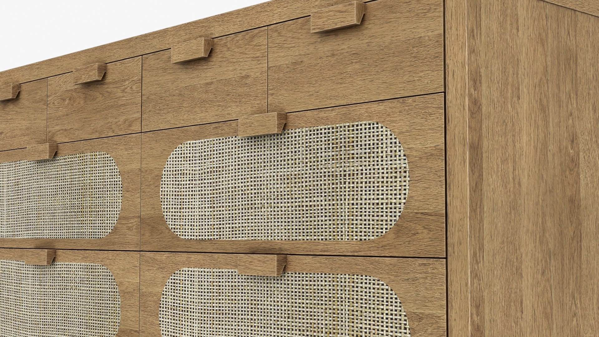 Marcy 8 Drawer Dresser Brown 3D Model - TurboSquid 2304834