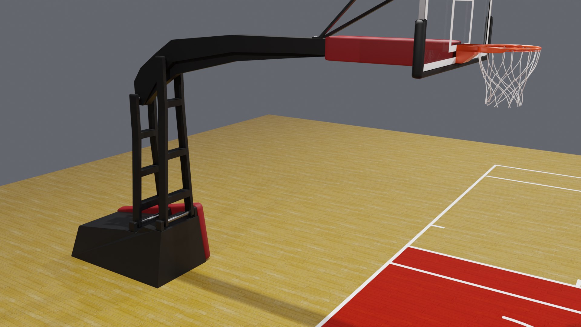 3D Realistic Basketball Basket Backboard - TurboSquid 1647336