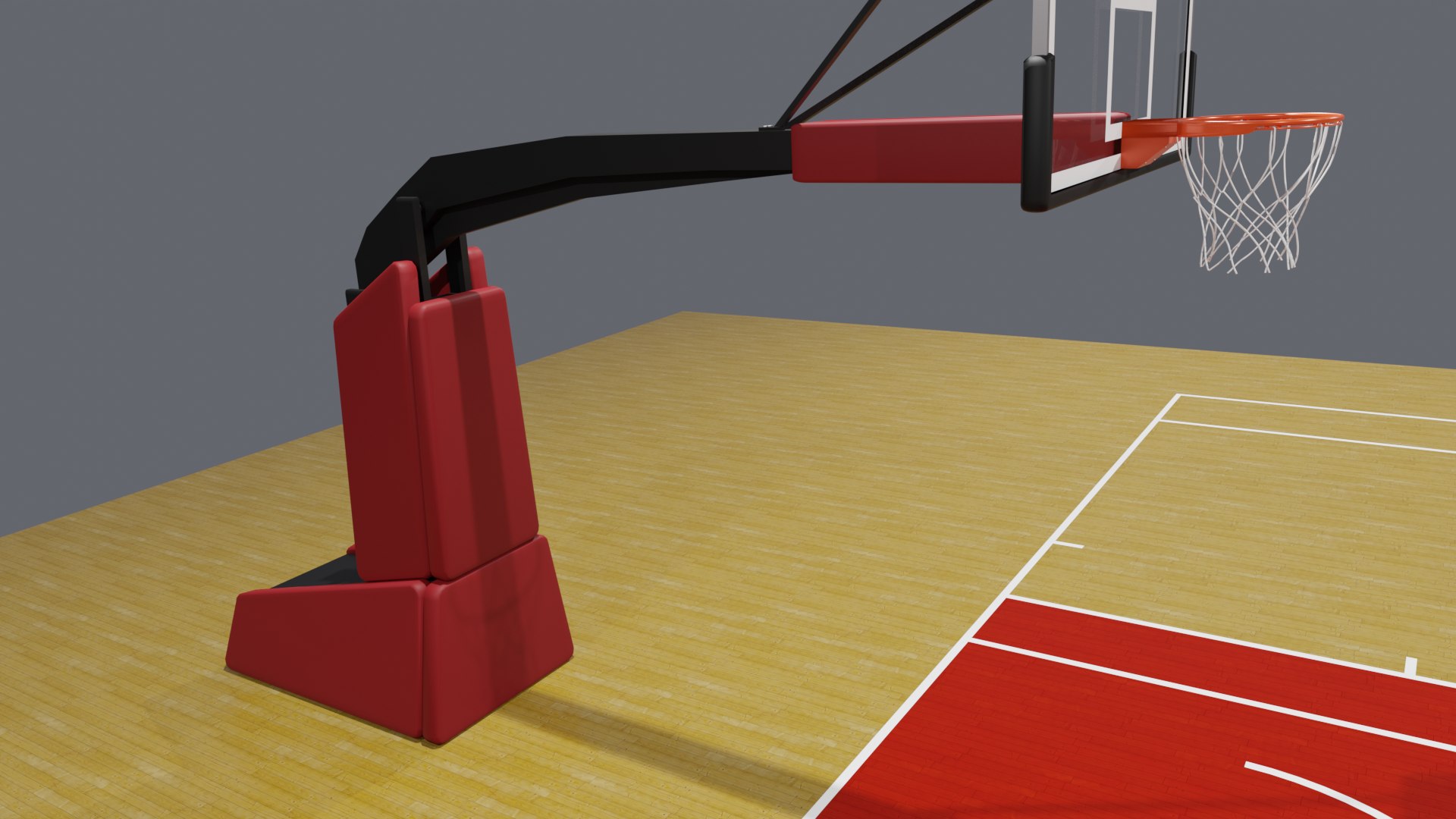 3D Realistic Basketball Basket Backboard - TurboSquid 1647336