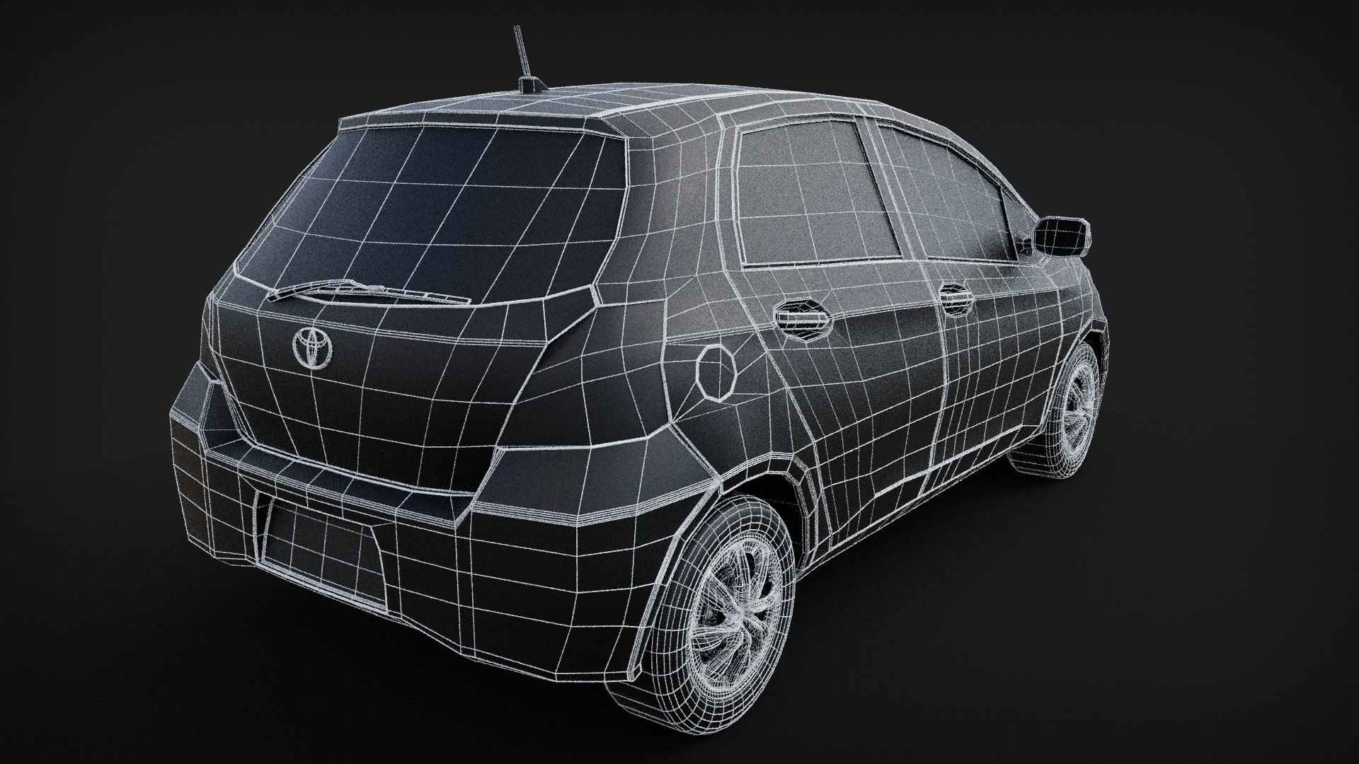 Toyota Vitz Yaris Hatchback 3D - TurboSquid 2089838
