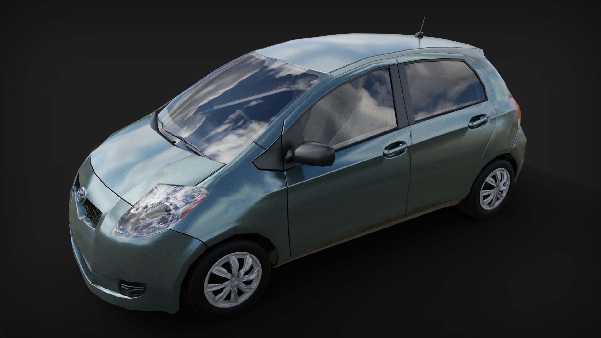 Toyota Vitz Yaris Hatchback 3D - TurboSquid 2089838