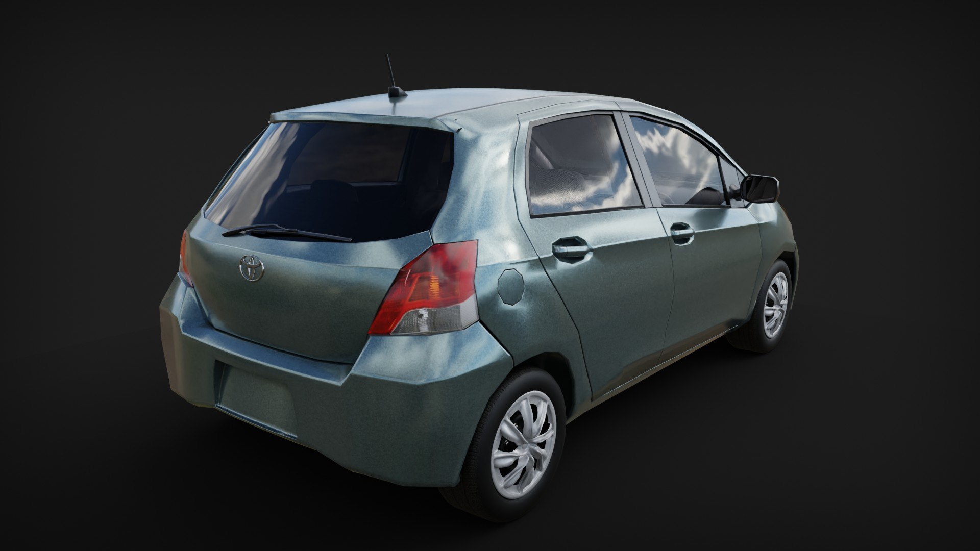Toyota Vitz Yaris Hatchback 3D - TurboSquid 2089838
