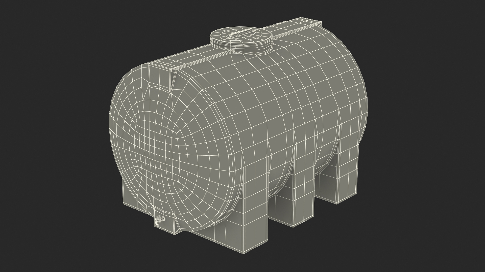 Water Storage Tank 3D Model - TurboSquid 1461787